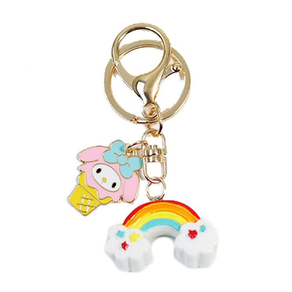 My Melody Rainbow Ice cream Key Ring Chain | Candy Kult