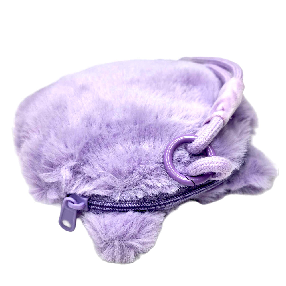 Care Bears Purple Plush Clip On Coin Purse