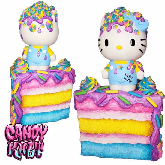 Hello Kitty GIANT Slice Of Cake Sculpture