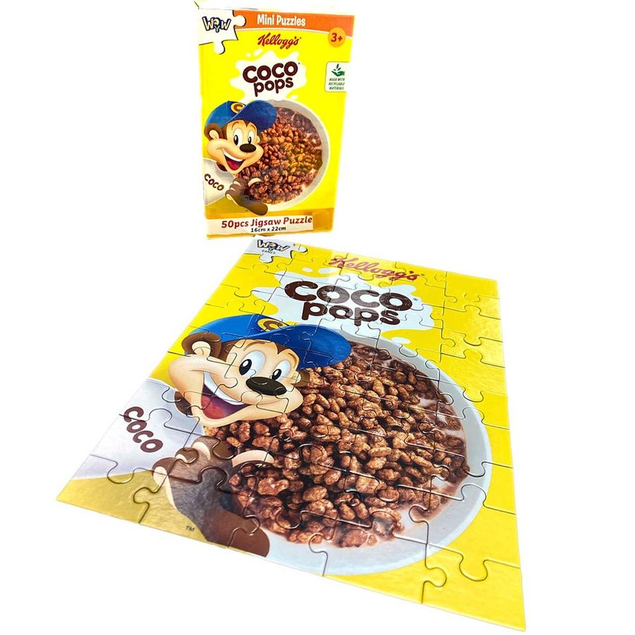 Coco Pops Cereal Box 50pc Mini Puzzle